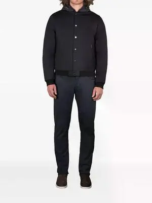 MOORER Hooded Bomber Jacket