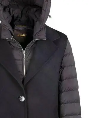MOORER Jaya-cwx Hooded Quilted Vest-coat Set