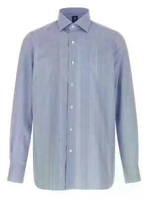 FINAMORE 1925 Striped Button-cuffed Shirt