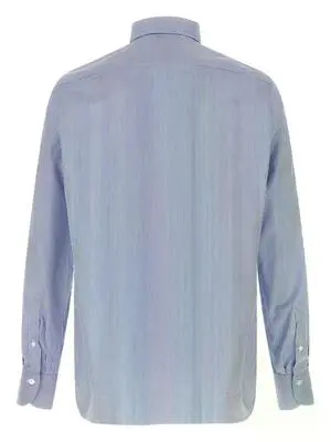 FINAMORE 1925 Striped Button-cuffed Shirt