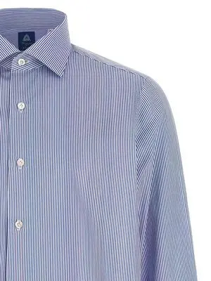 FINAMORE 1925 Striped Button-cuffed Shirt