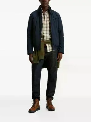 Woolrich Padded Bomber Jacket - Blue