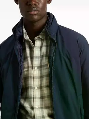 Woolrich Padded Bomber Jacket - Blue