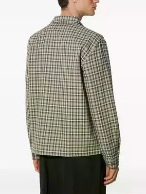 AWAKE NY Checked Zip-up Shirt Jacket