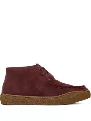 Camper Suede Lace-up Boots - Red
