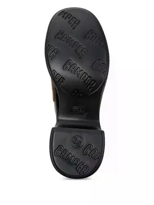 Camper Twins Leather Platform Loafers