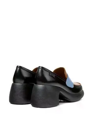 Camper Twins Leather Platform Loafers