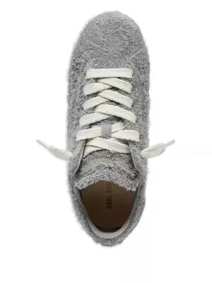 Axel Arigato Shaggy Suede Lace-up Sneakers - Grey