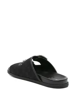 Gucci Double-buckle Leather Sandals