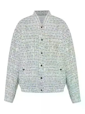 IRO PARIS Noemy Tweed Jacket - Silver