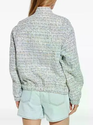 IRO PARIS Noemy Tweed Jacket - Silver