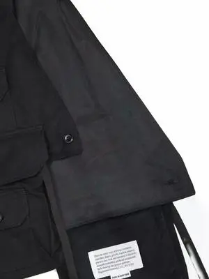 Engineered Garments Multi-pocket Belted Vest - Black