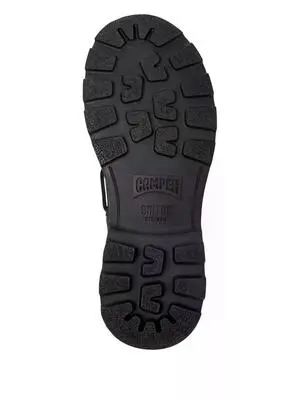 Camper Leather Lace-up Loafers - Black