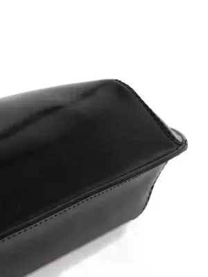 By Far Horner Leather Shoulder Bag - Black