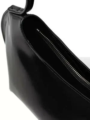 By Far Horner Leather Shoulder Bag - Black