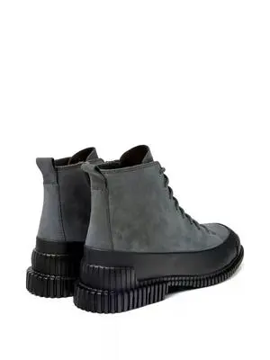 Camper Pix Lace-up Boots - Grey
