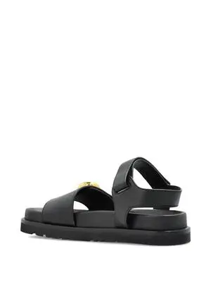 Loewe Pebble Leather Sandals