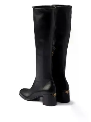 Prada 55mm Nappa Leather Tall Boots