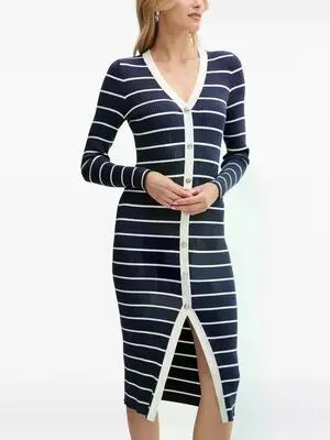 Guess Striped Button-front Dress