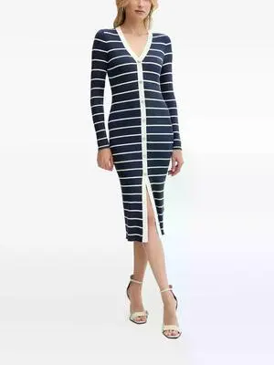 Guess Striped Button-front Dress