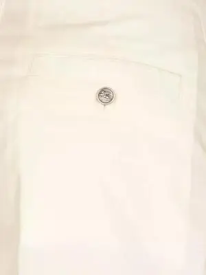 Etro Button-fastening High-waist Shorts - Neutrals