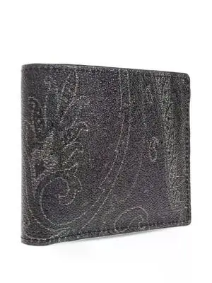 Etro Paisley-print Bi-fold Wallet - Black