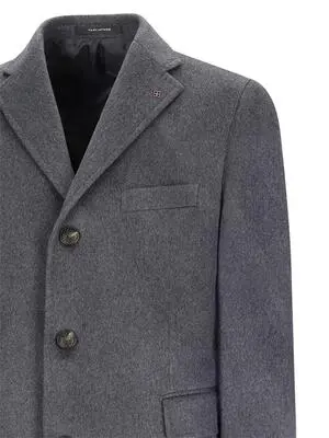 Tagliatore Wool Three-button Coat