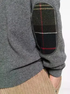 Barbour Crew-neck Wool Sweater - Grey