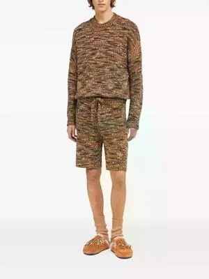 Alanui Grunge Beat Knitted Shorts