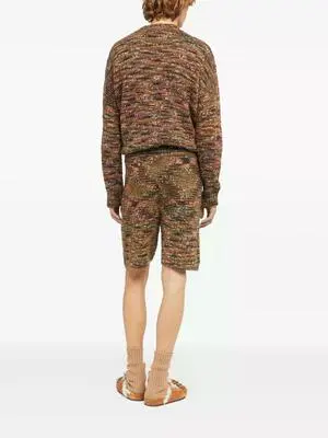 Alanui Grunge Beat Knitted Shorts