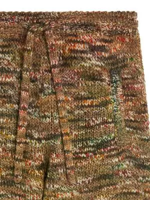 Alanui Grunge Beat Knitted Shorts
