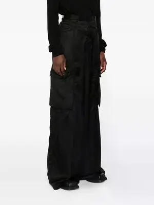 Rick Owens Cargo-pocket Trousers - Black