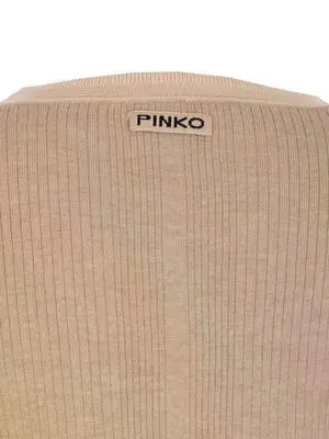 Pinko Ribbed V-neck Cardigan