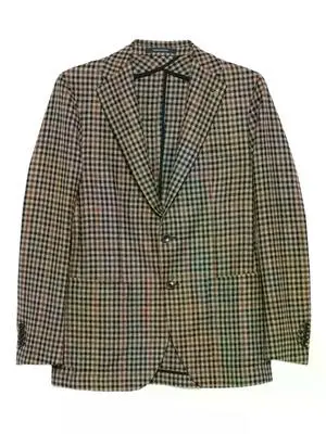 Tagliatore Gingham-check Blazer