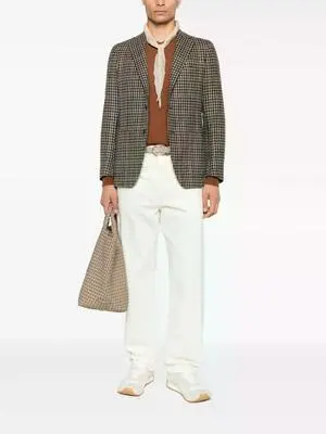 Tagliatore Gingham-check Blazer