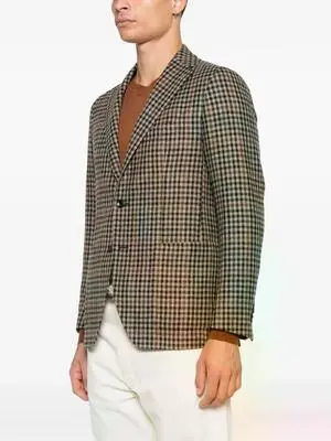 Tagliatore Gingham-check Blazer