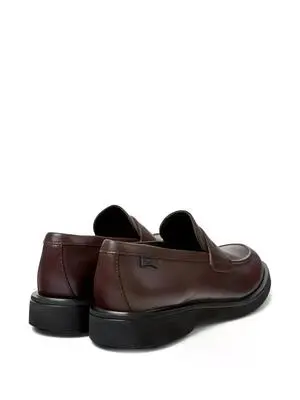Camper Norman Leather Loafers - Brown