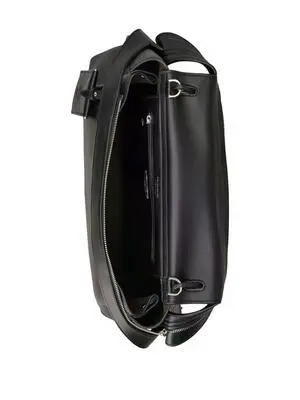 TOD'S Leather Shoulder Bag With Flap Detail