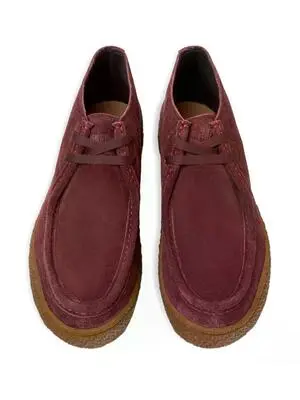 Camper Peu Terreno Suede Lace-up Boots - Red