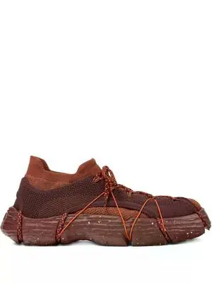 Camper Roku Knitted Lace-up Sneakers - Red