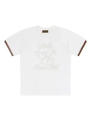 BIRTH OF ROYAL CHILD Pearl-embellished Short-sleeve Top - White