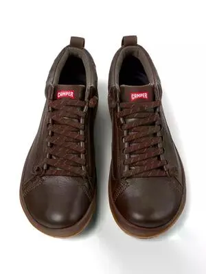 Camper Leather Lace-up Sneakers - Brown
