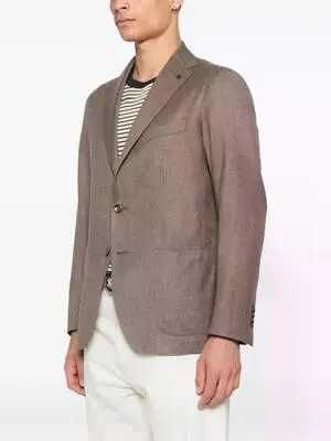 Tagliatore Two-button Patch-pocket Jacket - Brown