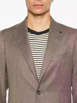 Tagliatore Two-button Patch-pocket Jacket - Brown