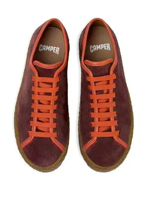 Camper Peu Terreno Suede Lace-up Sneakers - Red