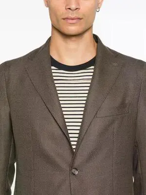 Tagliatore Textured Two-button Blazer