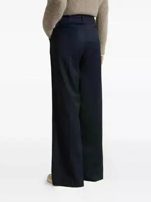 Woolrich Pleated Straight Trousers - Blue