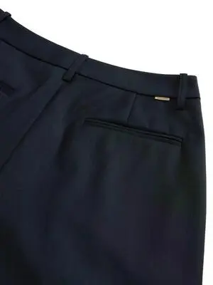 Woolrich Pleated Straight Trousers - Blue