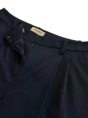 Woolrich Pleated Straight Trousers - Blue