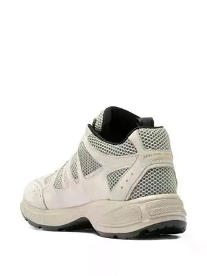 Officine Creative Leather Mesh Sneakers